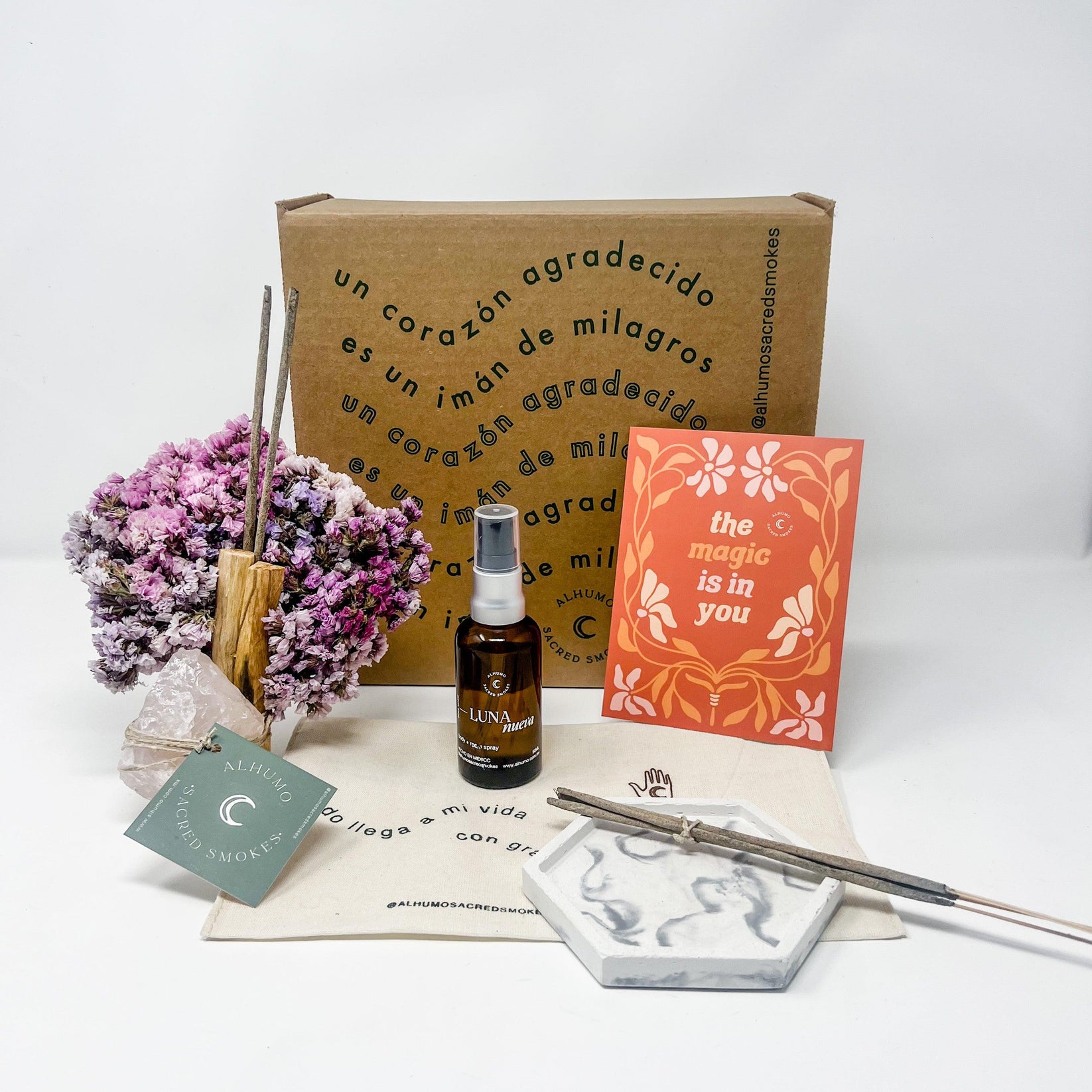 Smother Box - Kit de Amor Propio – Alhumo Sacred Smokes